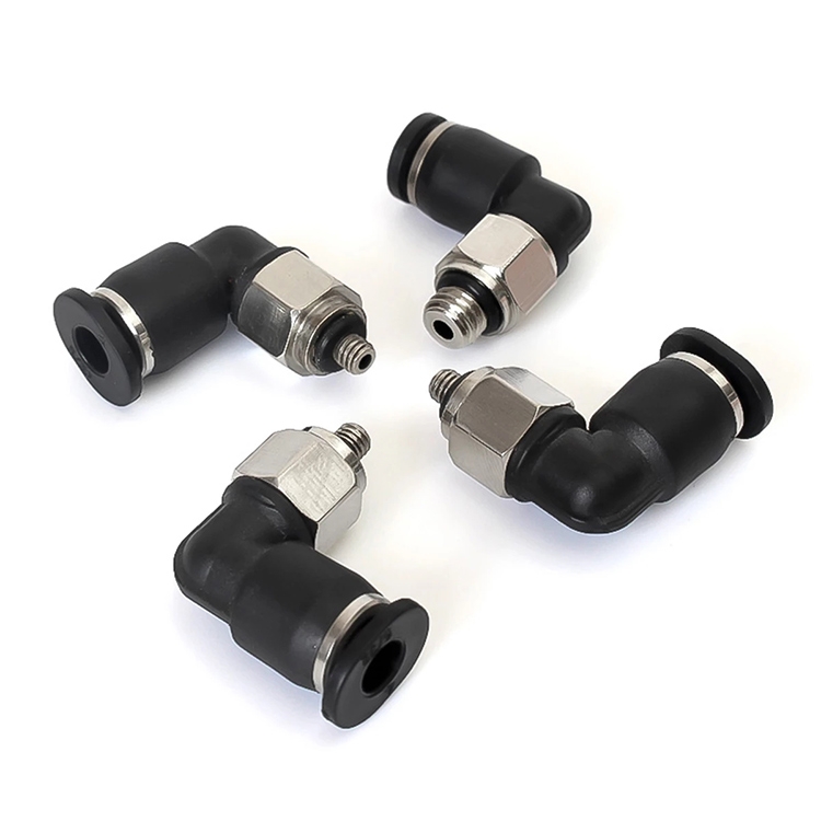 PL4-M3C LAIZE 10pcs Nickel Plated Copper Mini Pneumatic Quick Connector