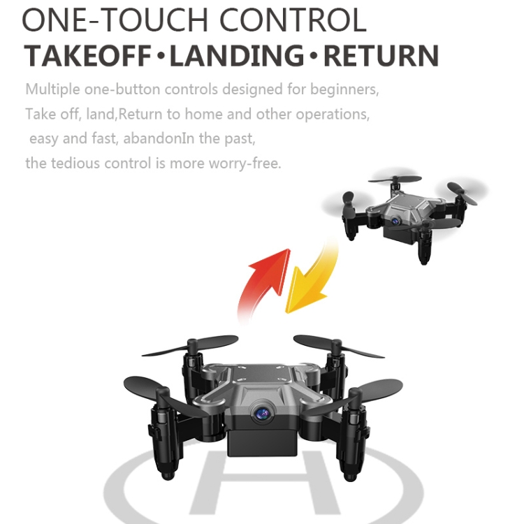DH-120 Toolbox Mini Folding Quadcopter RC Air Vehicle Drone ...