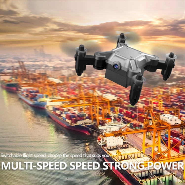DH-120 Toolbox Mini Folding Quadcopter RC Air Vehicle Drone, Specification:30W Camera(Titanium Grey)