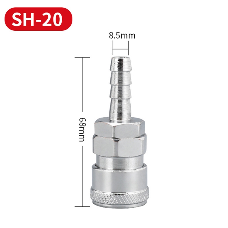 LAIZE SH-20 10pcs C-type Self-lock Air Tube Pneumatic Quick Fitting ...