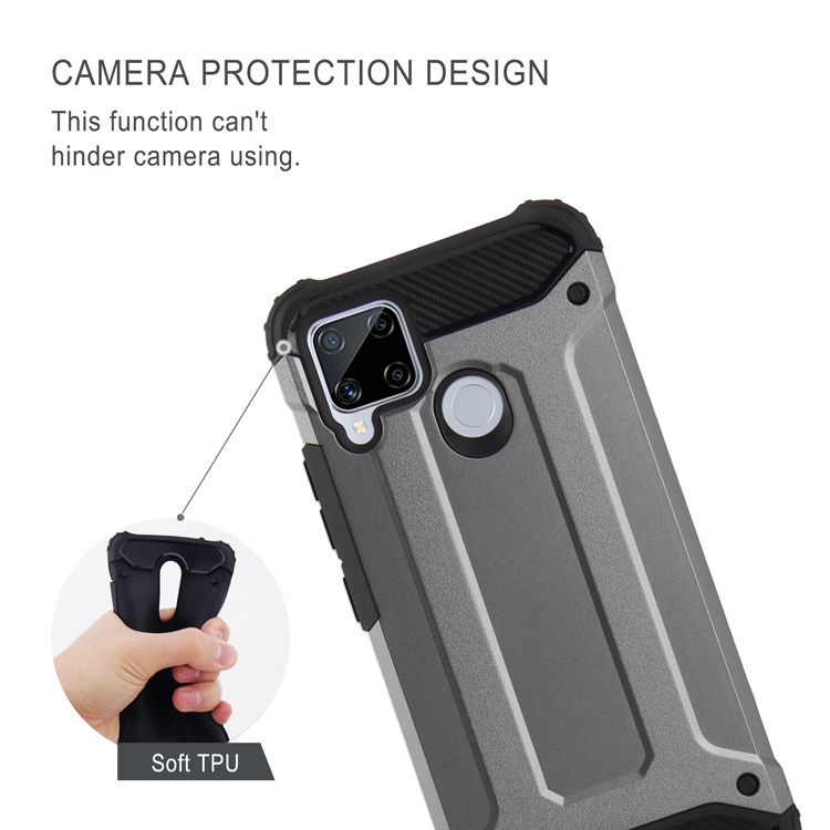 For Realme C15 Magic Armor TPU + PC Combination Phone Case(Gold)