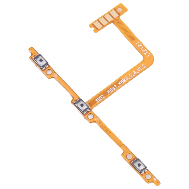 สำหรับ Infinix Note 10 X693 OEM ปุ่มเปิดปิดและปุ่มปรับระดับเสียง Flex Cable