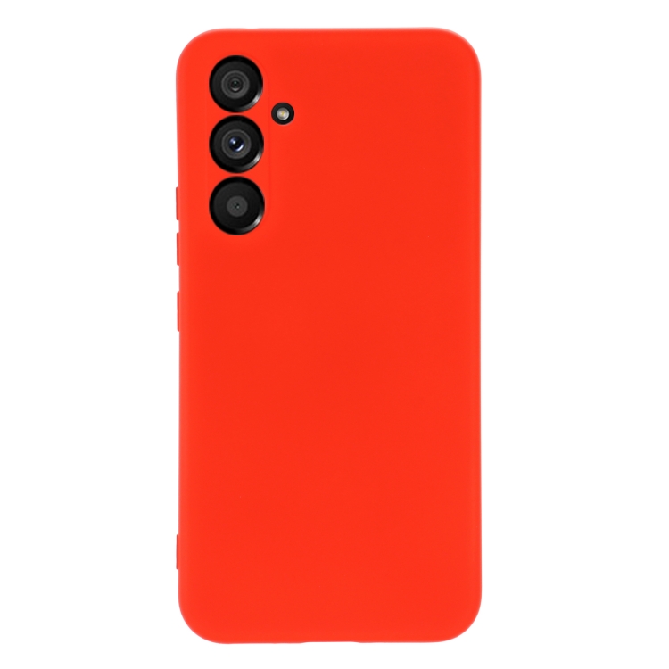 For Samsung Galaxy A54 5G Color Liquid Silicone Phone Case(Red)