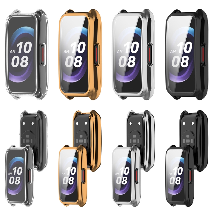 SUNSKY - ⁧لساعة Keep Band B4 تغطية كاملة من البولي يوريثان الحراري (شفاف)⁩