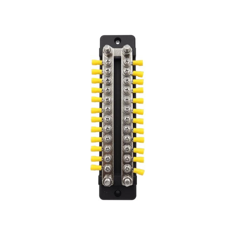 CP-3025 150A 12-48V RV Yacht Double-row 12-way Busbar with 28pcs ...