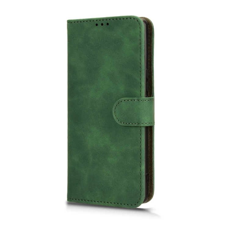 สำหรับ vivo Y29e 5G ผิวรู้สึกแม่เหล็กพลิกซองหนังโทรศัพท์ (สีเขียว)