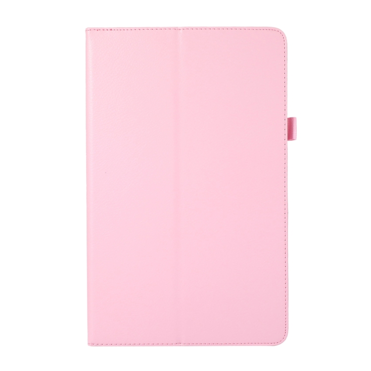 สำหรับ Lenovo Tab M8 4th Gen Litchi Texture เคสแท็บเล็ตหนัง (สีชมพู)