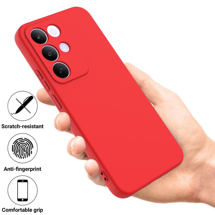 For Realme C85 Pro 4G Solid Color Liquid Silicone Dropproof Full ...