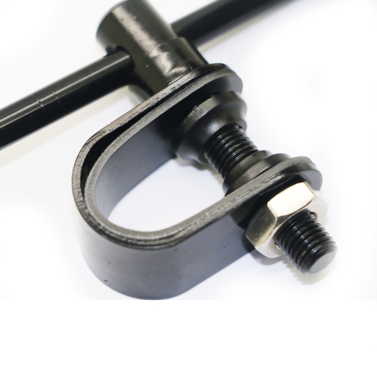 SF-127 รถจักรยานยนต์กระจกมองหลังทรงกลมขนาดเล็กกระจกมองหลัง (สีดำ)