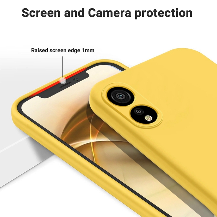 สำหรับ Hisense E32 Pro ซิลิโคนเหลวสีบริสุทธิ์เคสโทรศัพท์กันกระแทก (สี ...