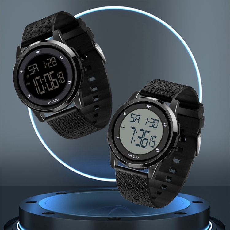 SPOVAN S100 Men Outdoor Multifunctional Waterproof Electronic Watch(White)