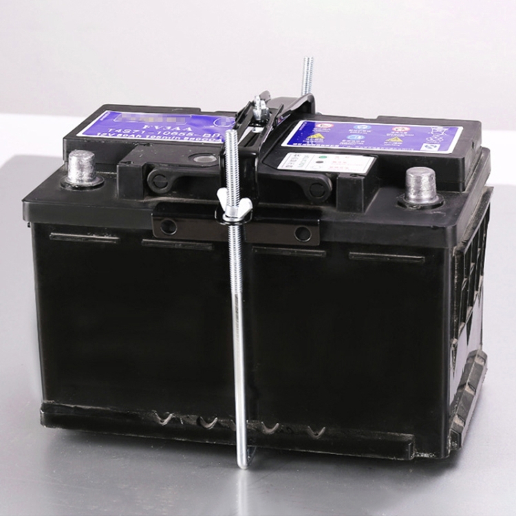 Car Universal Battery Bracket Adjustable Battery Fixed Iron Holder ...