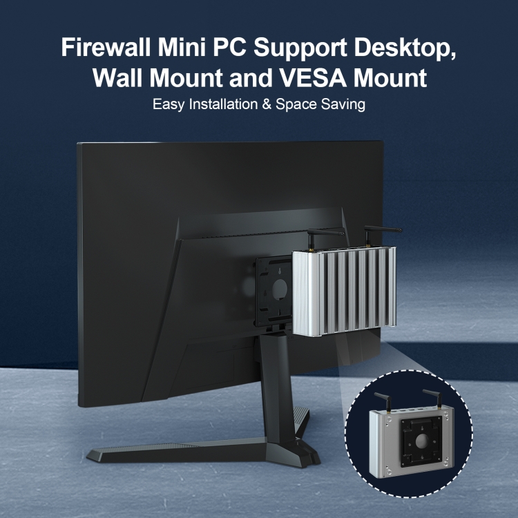 HYSTOU PO9B-J4125-4L Embedded Intel Celeron J4125 Processor Four ...