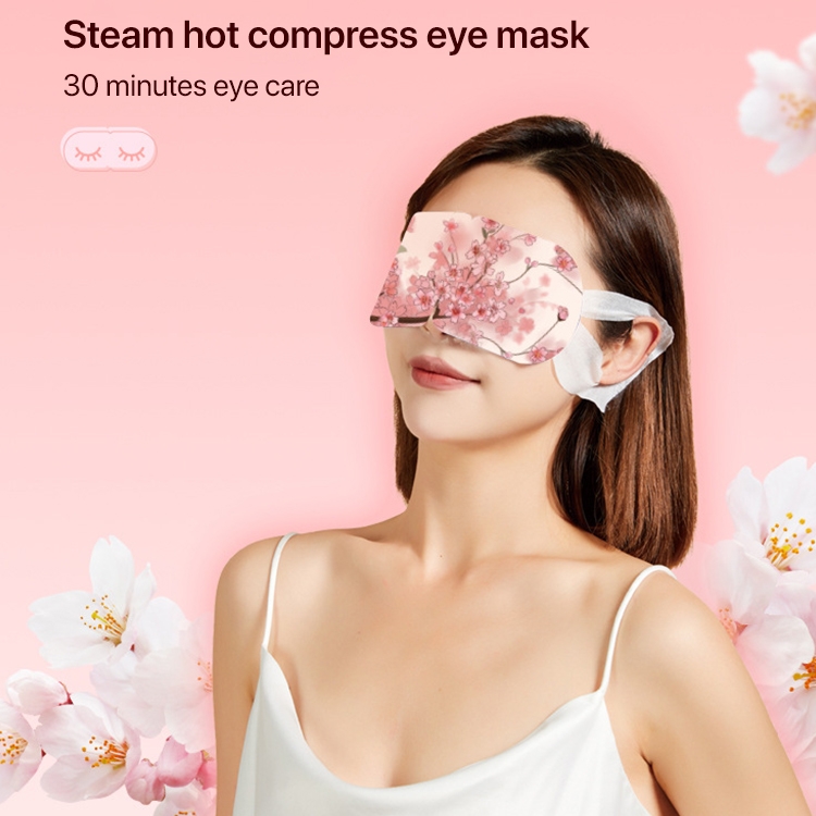 Masque pour les yeux à vapeur chauffé jetable pour soulager la fatigue ...