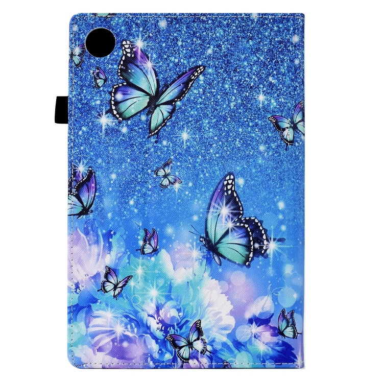 Para Samsung Galaxy Tab A9 + desenho colorido costura elástico capa de ...