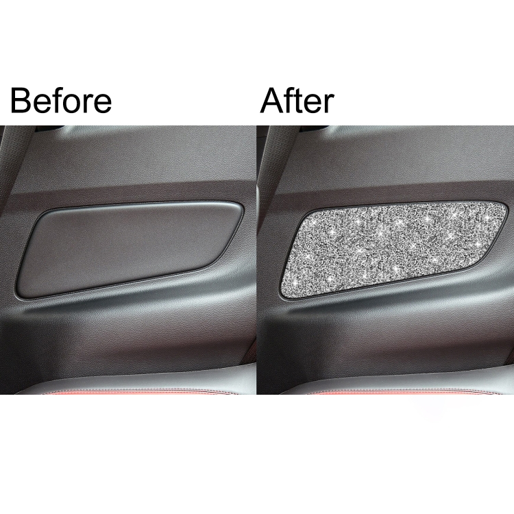 포드 머스탱 2015 2020 자동차 뒷문 패널 다이아몬드 장식 스티커 왼쪽 및 오른쪽 드라이브