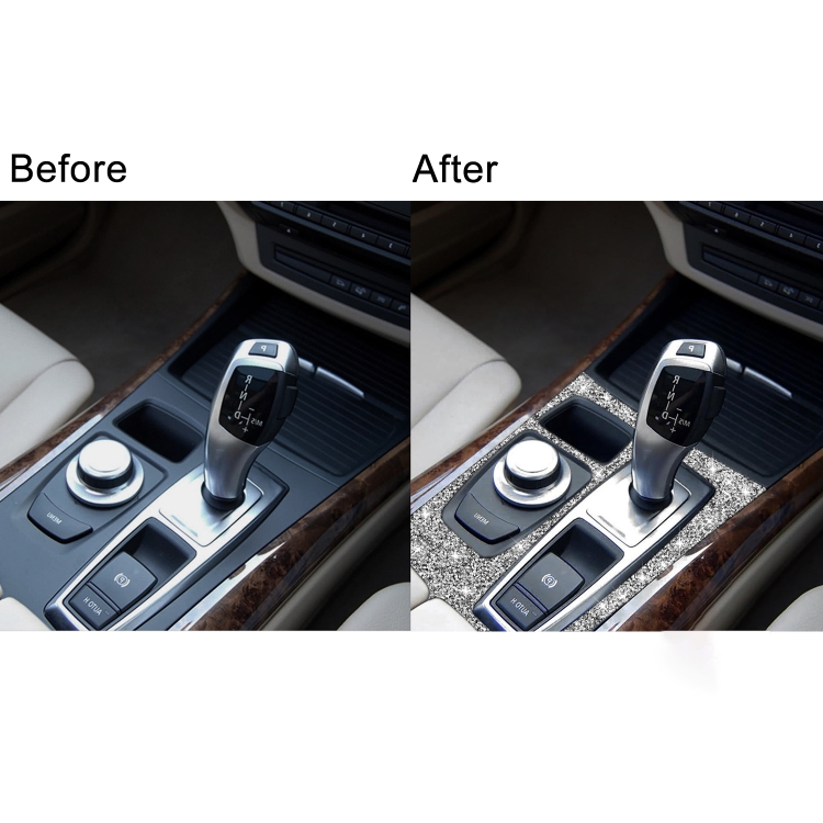 For BMW X5 E70 2008-2013 / X6 E71 2009-2014 Car Gear Panel Diamond ...