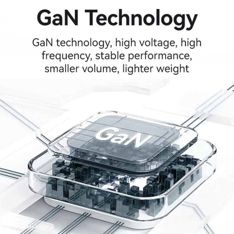 USAMS US-CC209 SMF 시리즈 PD35W 8핀 + Type-C 듀얼 포트 GaN 고속 충전기, EU 플러그(흰색)