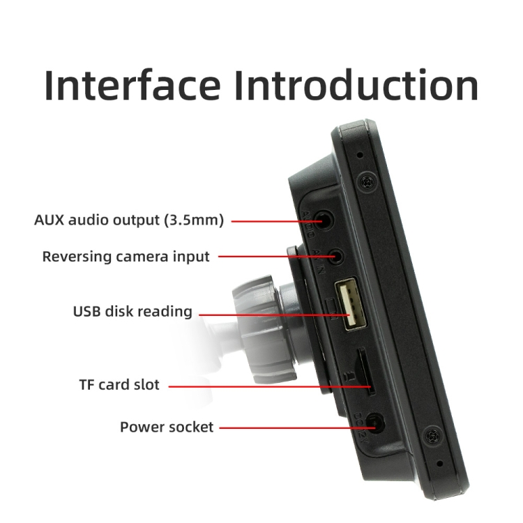 B5314 9.38 inch Portable Car MP5 Player Support CarPlay / Android Auto ...