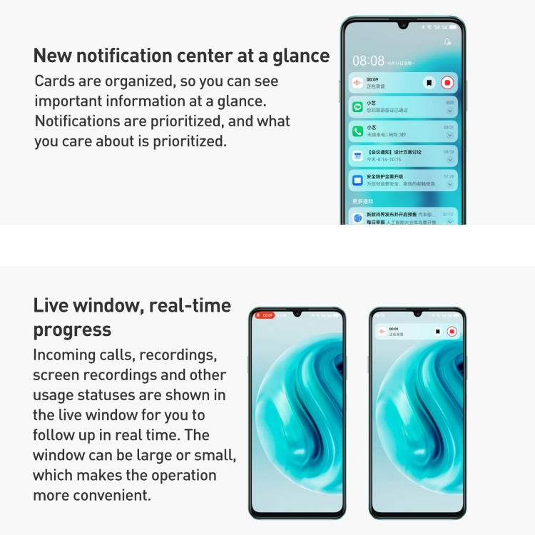 HUAWEI Enjoy 70, 8GB+256GB, Side Fingerprint Identification, 6.75 inch HarmonyOS 4.0 Kirin 710A ...