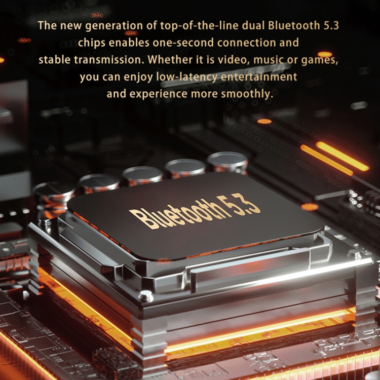 Dmooster D55 OWS หูฟังบลูทูธ ENC แบบติดหู (สีเบจ)