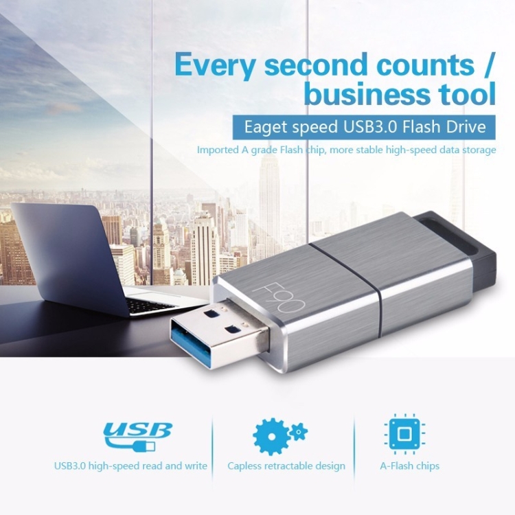 EAGET F90 16G USB 3.0 인터페이스 금속 플래시 U 디스크