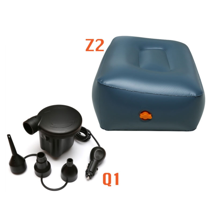 Z2Q1 PVC Step Stool + Car Pump Universal Car Travel Inflatable Stool