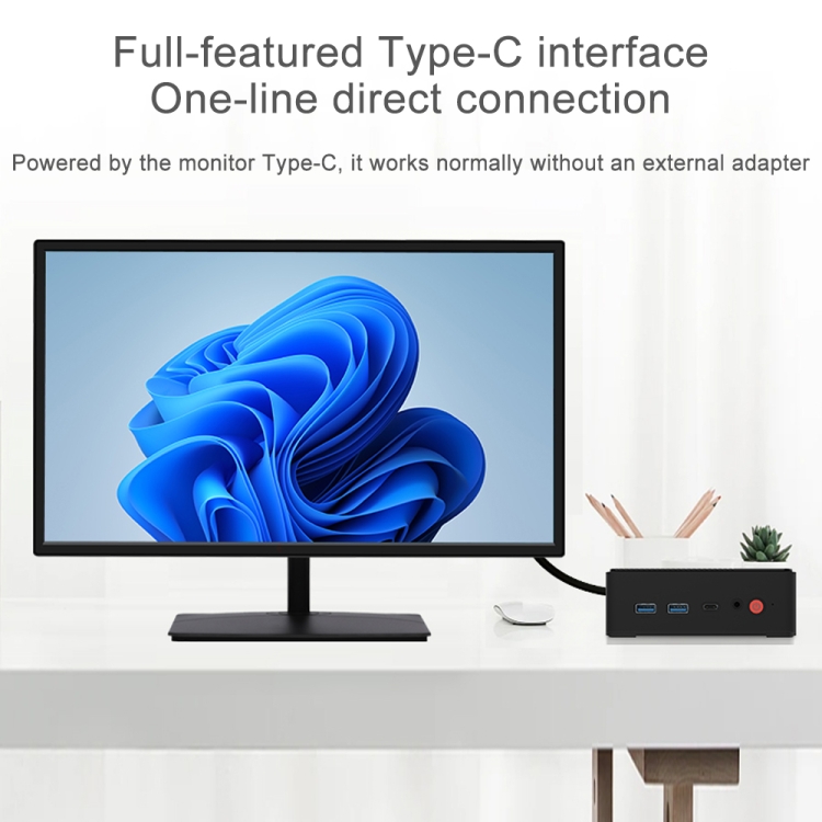 Jumper N100 Pro II Mini PC, Intel 12th Generation Alder Lake-N N100 ...