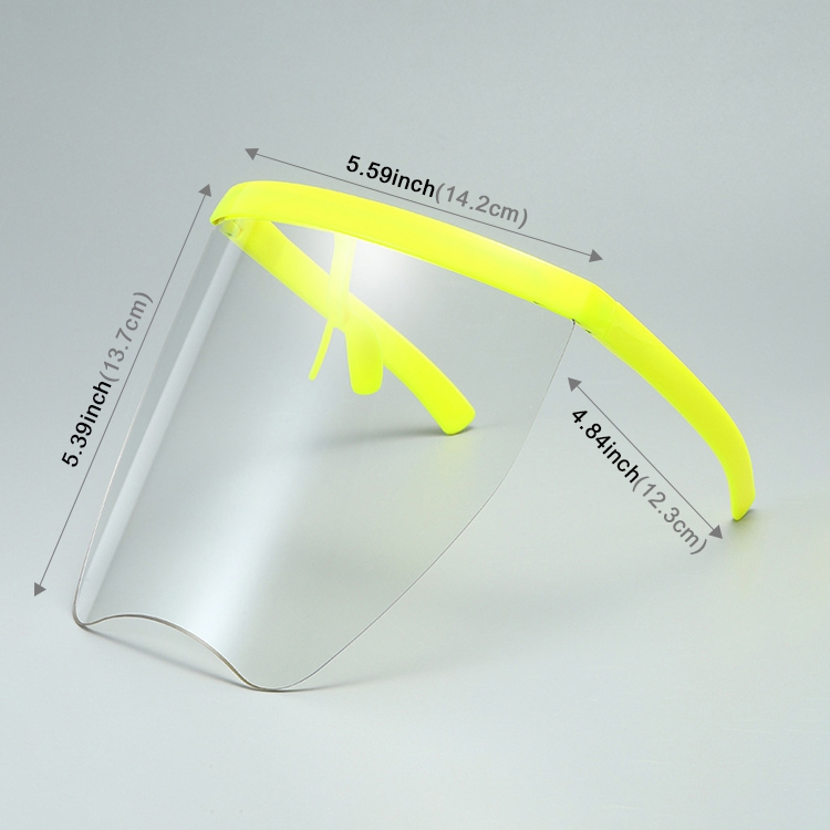 Anti-Saliva Splash Anti-Spitting Sunscreen Sunglasses Integrated Anti ...