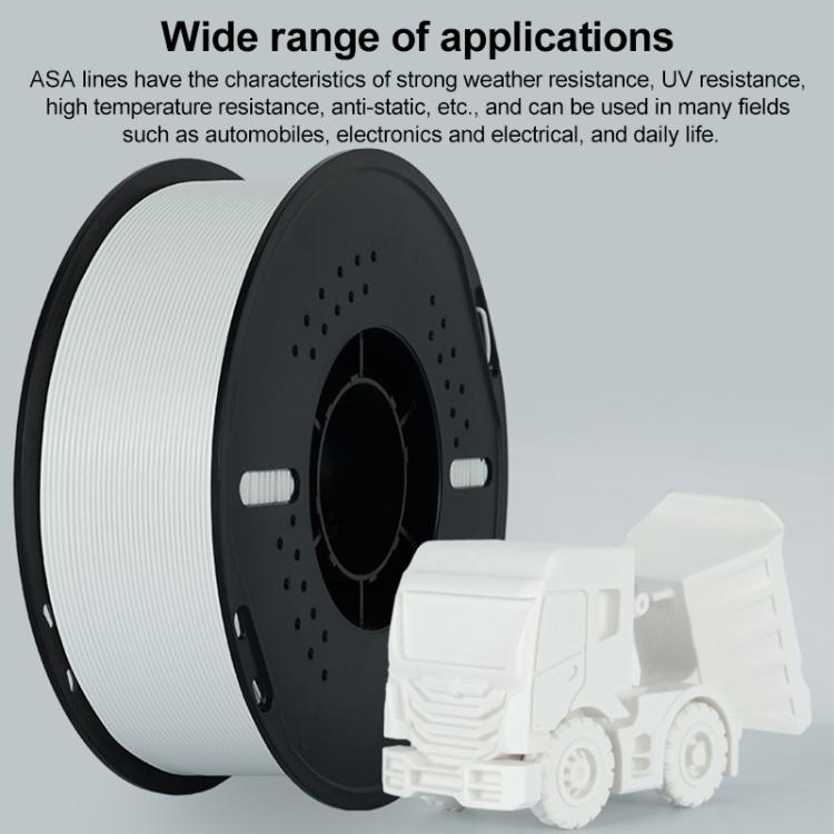 ASA Filament Carbon Fiber 1.75mm / 1kg for 3D Printer(Grey)