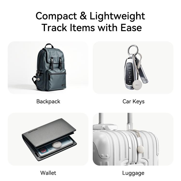ROCK Tag Wireless Smart Tracker Positioning Anti-lost Device(Beige)