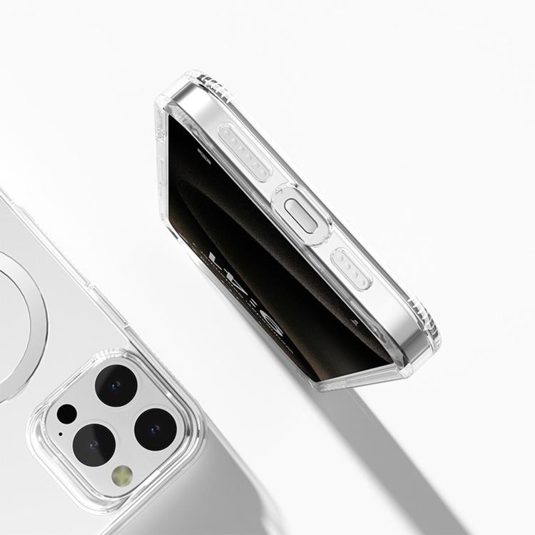 For iPhone 15 Pro Kalebol MagSafe Holder Simple Clear TPU Phone Case ...