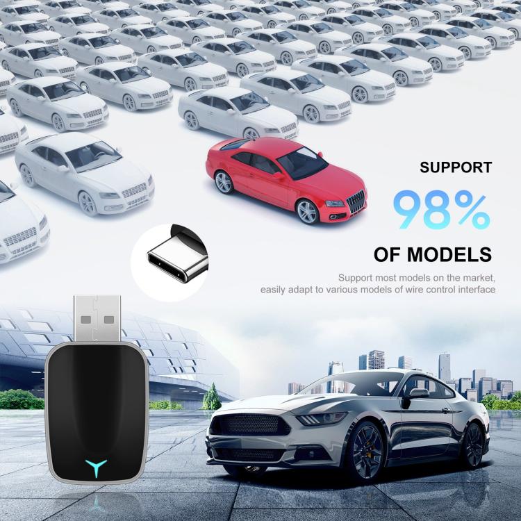 Car CarPlay and Android Auto Wired to Wireless Smart Box Adapter with ...