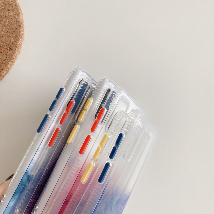 삼성 갤럭시 S20 대리석 패턴 글리터 리 파우더 충격 방지 Tpu 케이스 분리형 버튼 포함 핑크