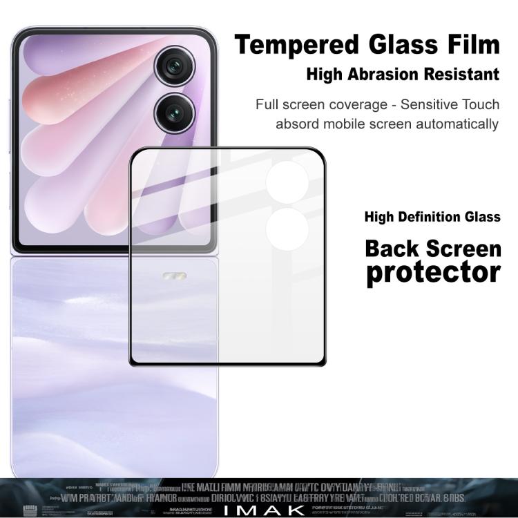 For Honor Magic V Flip 2 IMAK Full Coverage Tempered Back Screen Glass Film
