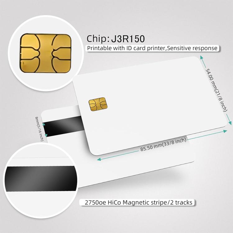 J3R150 Chip Java JCOP Card UNFUSED Dual Interface with EMV Function
