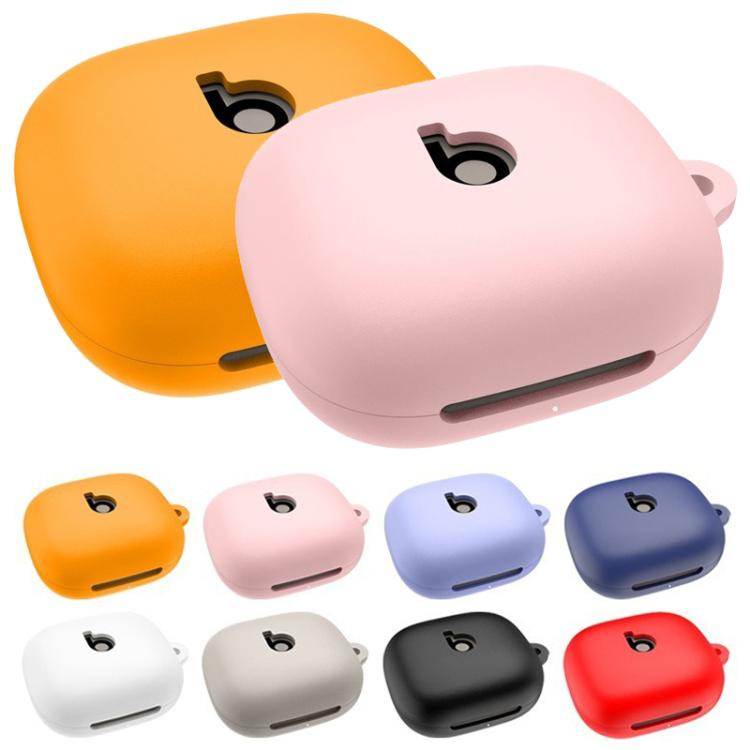 For Beats Powerbeats Fit Solid Color Silicone Earphone Protective Case ...