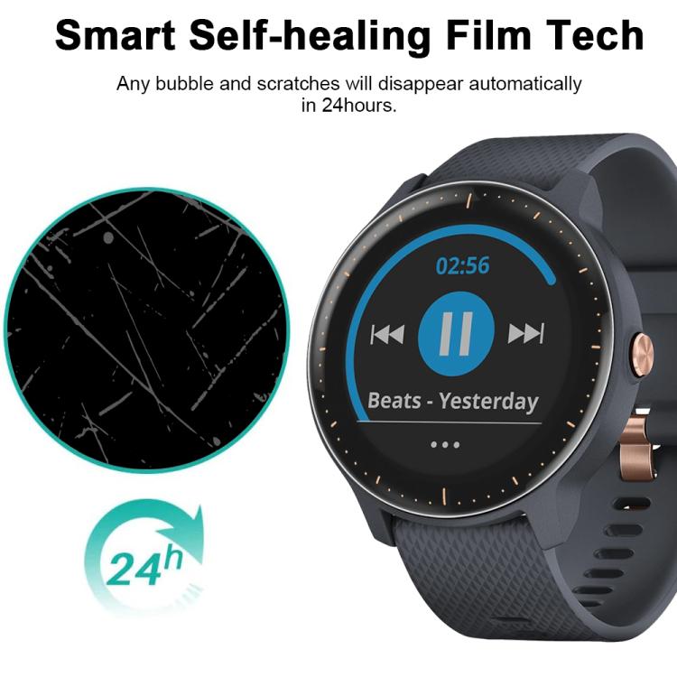 For Garmin vivoactive 3 Music 5pcs xDfind Soft Hydrogel Film Full Cover ...