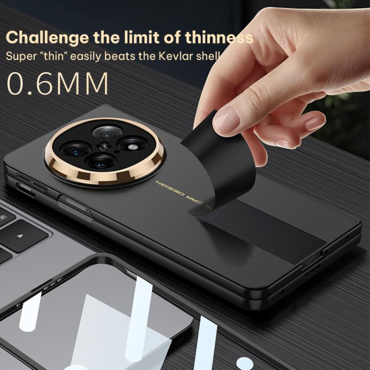 Funda plegable ultrafina integrada GKK para OPPO Find N5 (morada)