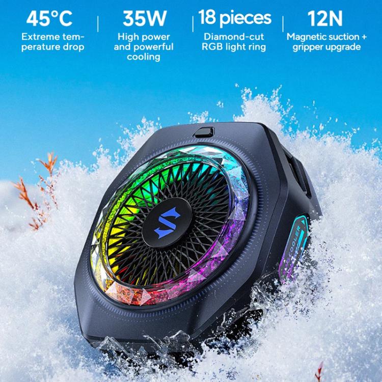 Black Shark Mag-Cooler 5 Pro Magnetic Semiconductor Cooling Back Clip ...