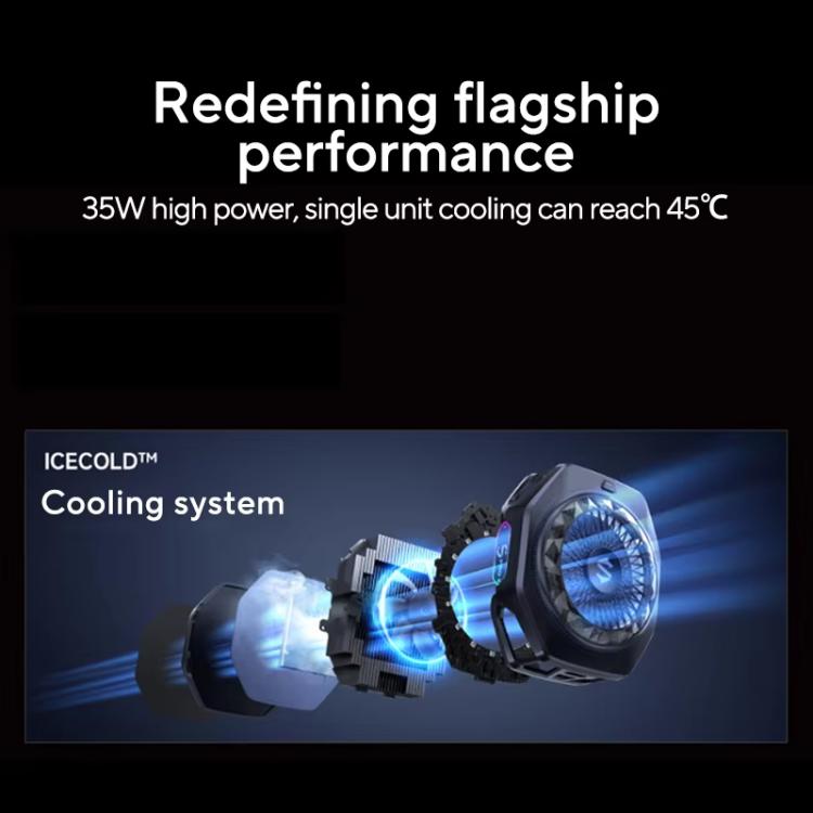 Black Shark Mag-Cooler 5 Pro Magnetic Semiconductor Cooling Back Clip ...