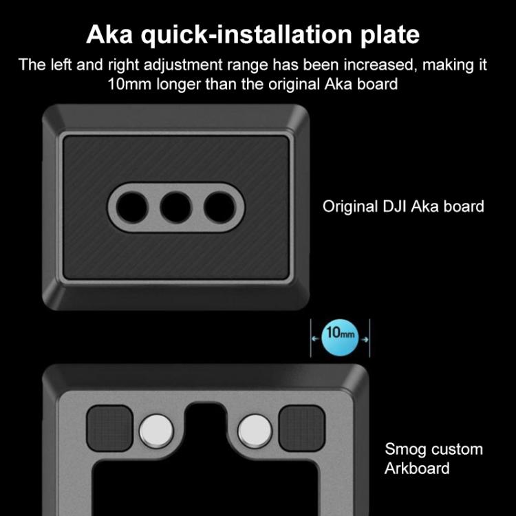 For DJI RS3 mini SmallRig Gimbal Mount Extended Vertical Arm