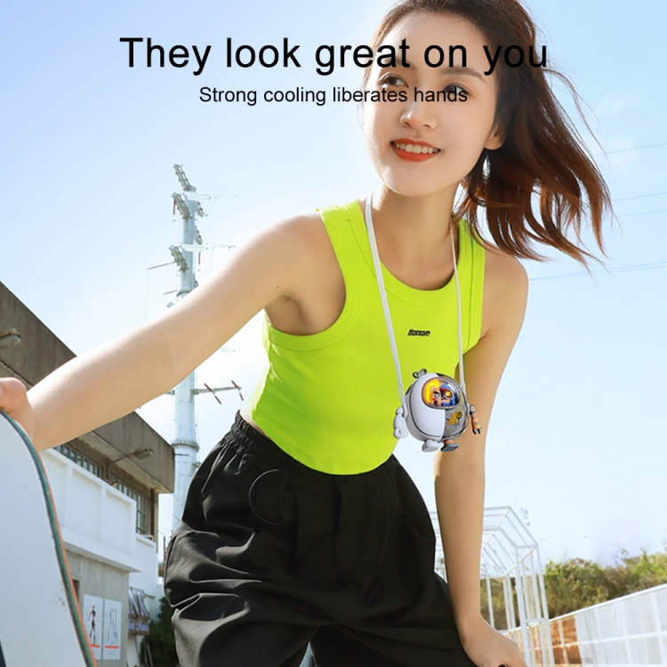 MF060 Mini Mecha Cool Shape Electric Fan (Yellow)