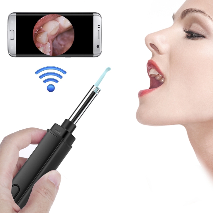 H02006 Wi-Fi Smart Visual Ear Pick HD Digital Boca Nariz Endoscópio ...