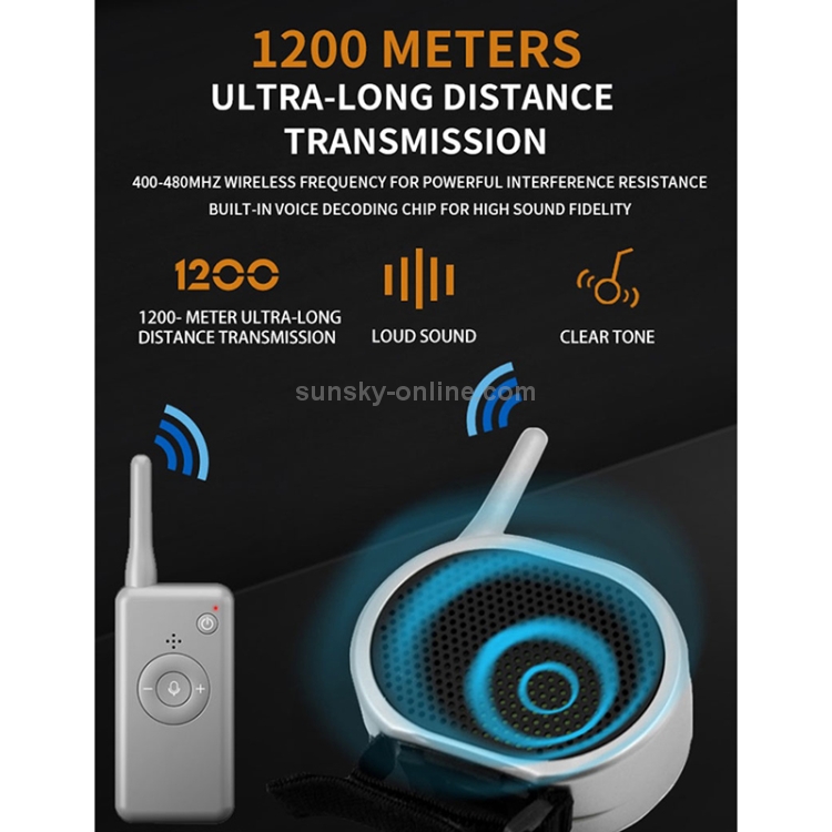 Real Time Pager Portable Speaker Long-distance Interference Free ...