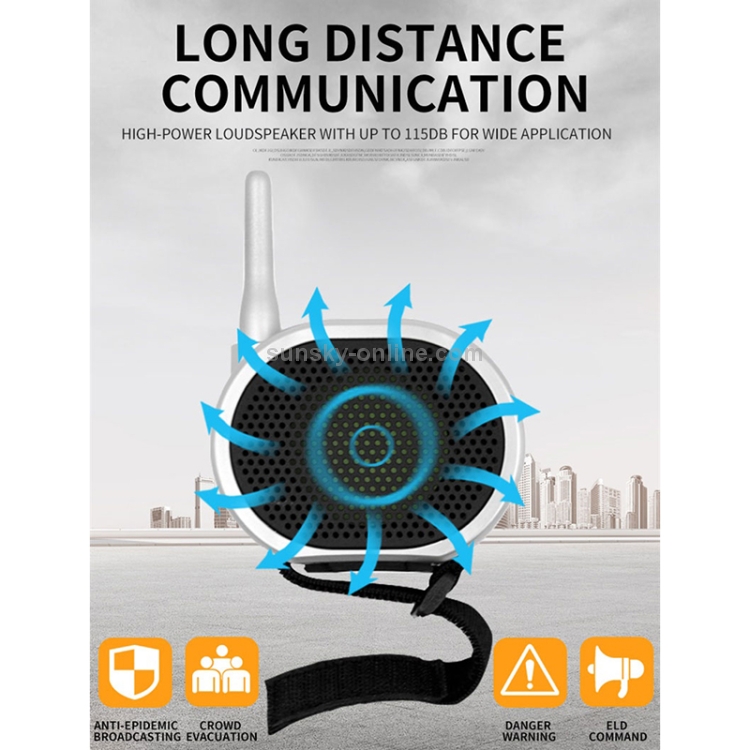 Real Time Pager Portable Speaker Long-distance Interference Free ...