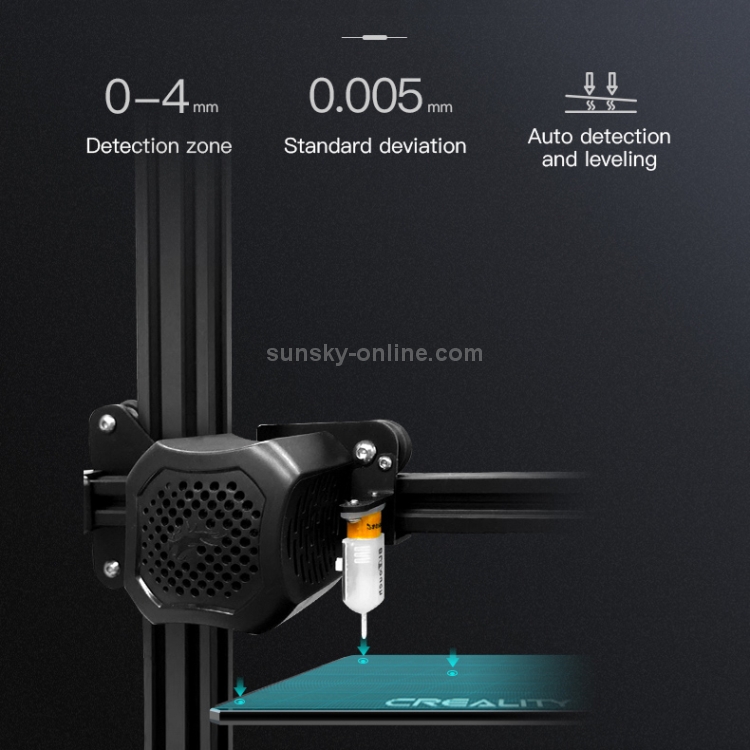 SUNSKY - Creality BL-Touch Upgraded Version 3D Printer Heated Bed Auto ...