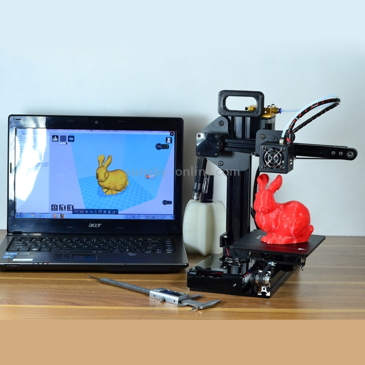 D1 3d 알루미늄 합금 Lcd 디스플레이가있는 3 차원 물리적 프린터 Pla 175mm 인쇄 소모품 사용