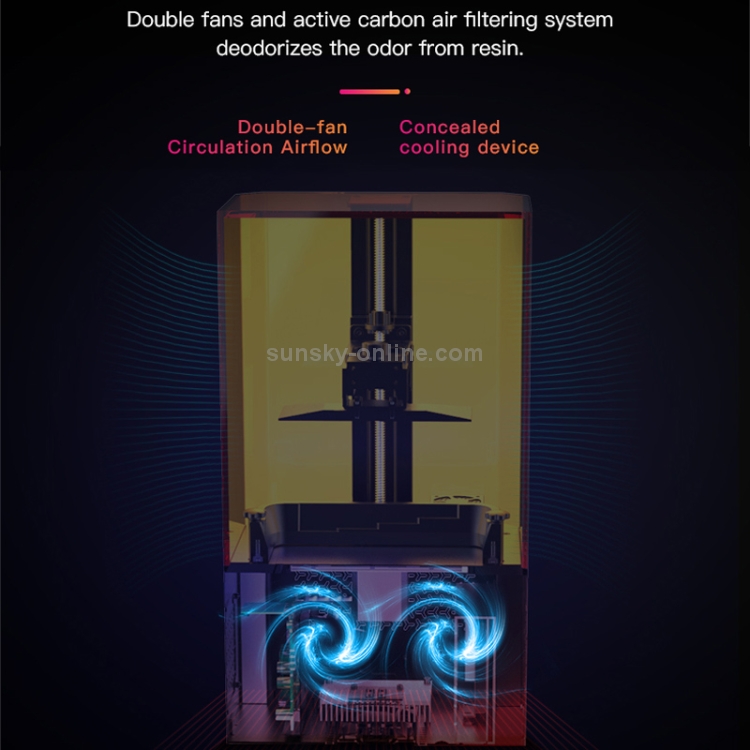 CREALITY LD-002R 2K LCD Screen Resin DIY 3D Printer, Print Size : 11.9 ...