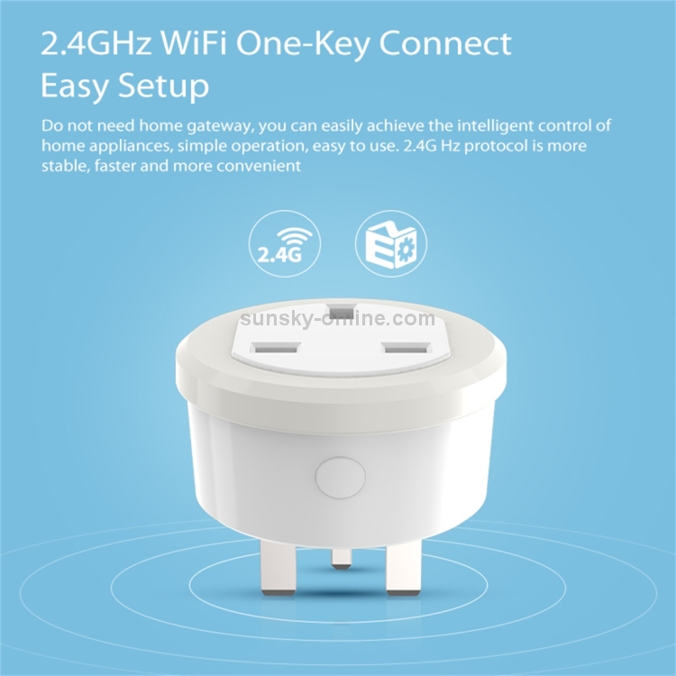 Neo Nas Wr03w Wifi Uk 스마트 전원 플러그 앱 및 타이밍 기능을 통한 원격 제어 기기 전원 켜기 끄기